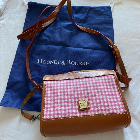 Dooney & Bourke | Bags | Dooneybourke Barbie Pink Gingham Checked ...